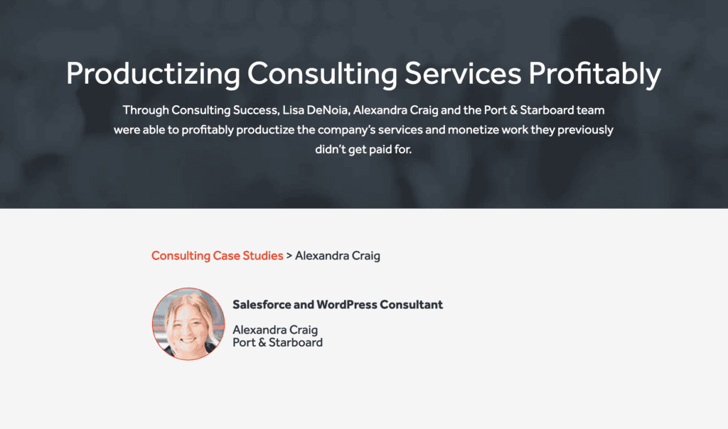 Salesforce and WordPress Consultant Case Study | Consulting Success®